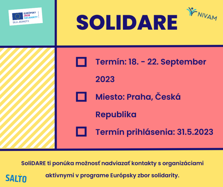 SoliDARE - European meeting for organisations in the Solidarity Corps ...