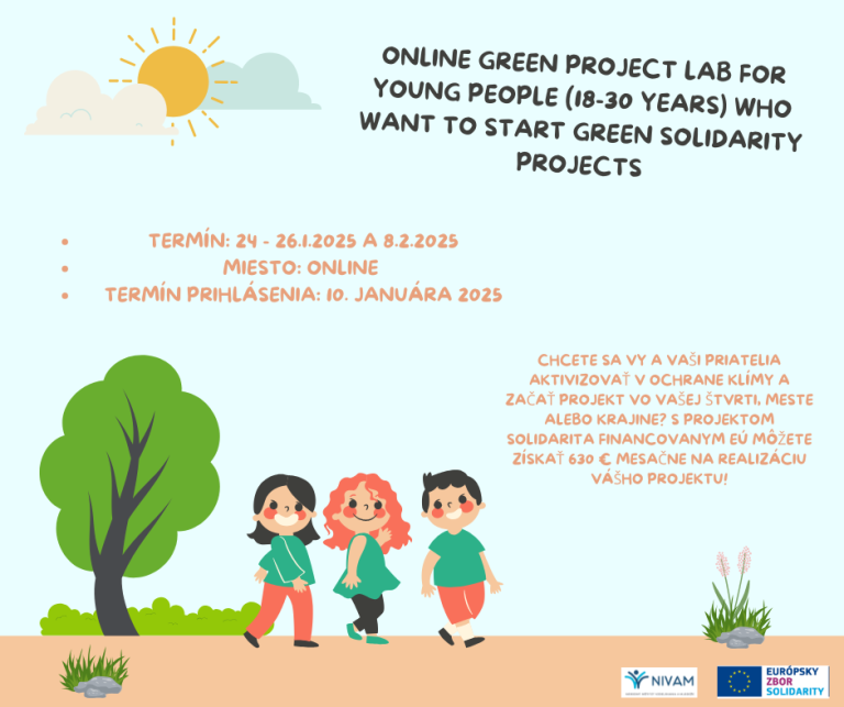 Online Green Project Lab for Young People (18-30 years) who want to ...